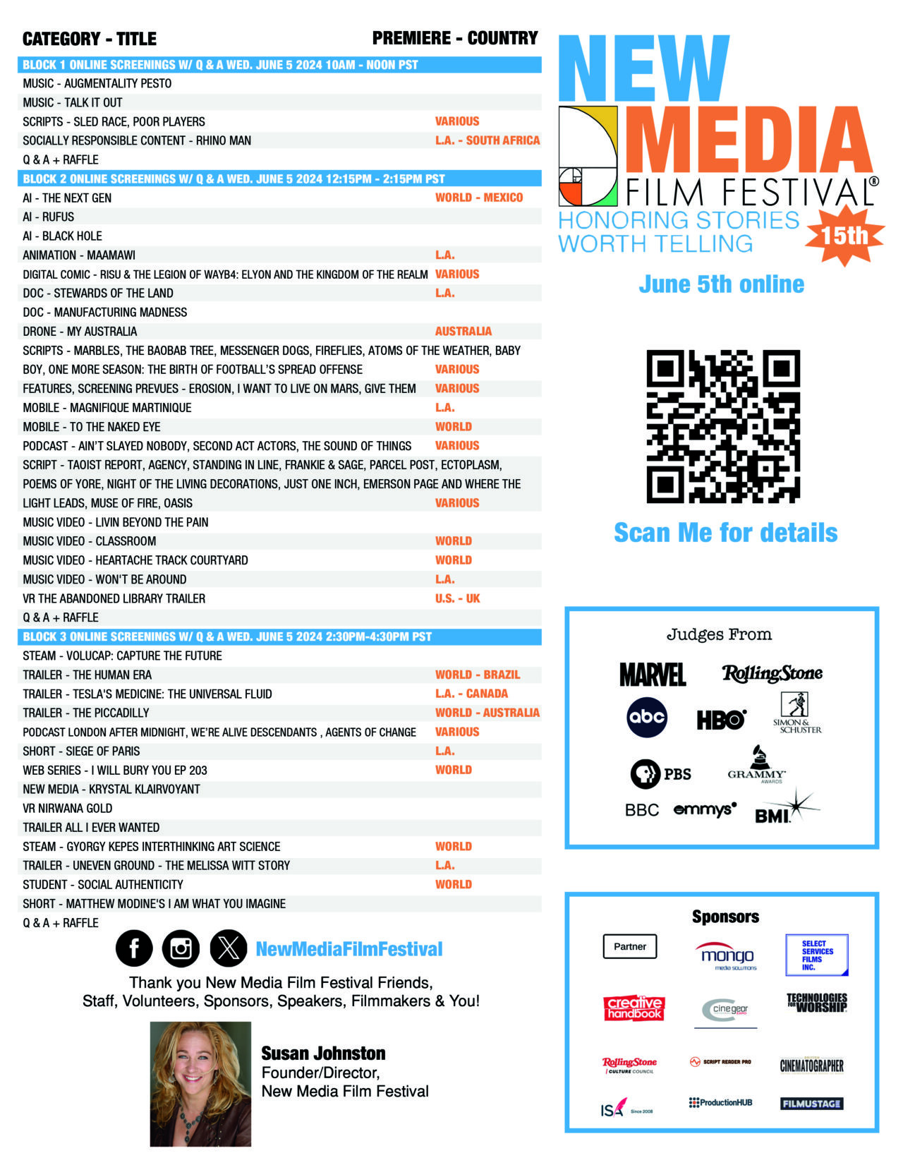 Events - New Media Film Festival
